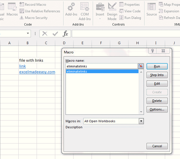 Excel Vba Remove Links To Other Workbooks Break Links In Excel All Of Them Even When Doesn T 