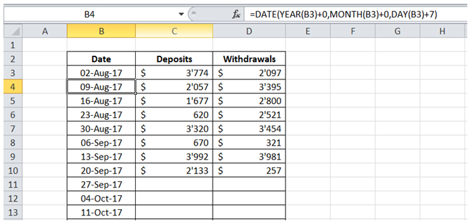 ExcelMadeEasy Add Interval To Date In Excel