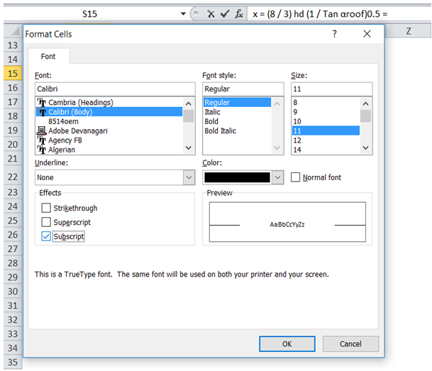 ExcelMadeEasy Enter Text In Cell With Subscript Or Superscript In Excel