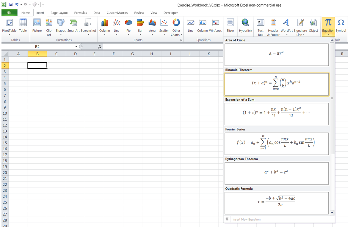 ExcelMadeEasy How To Enter Equation In Excel