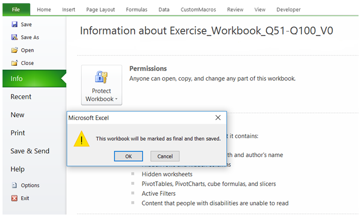 ExcelMadeEasy How To Make A File Read Only In Excel