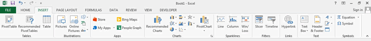 ExcelMadeEasy The Ribbons In Excel