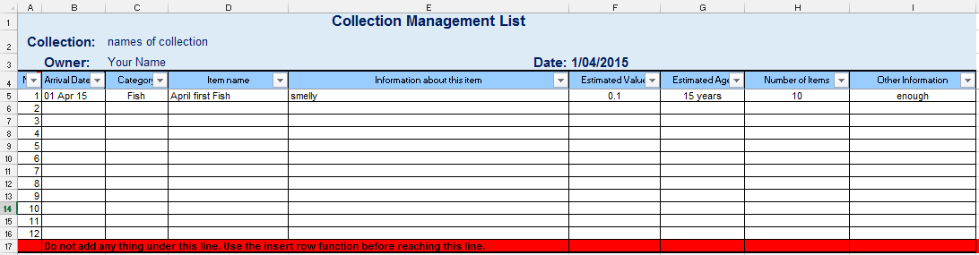Collection Management Template By Excel Made Easy